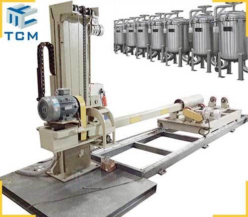 380V Steel Filter Housing Automatic Polishing Machine